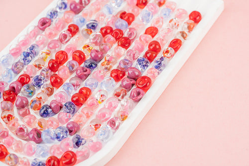 Breast Cancer Awareness Beads | Pink Handmade Glass Beads | Unicorne ...